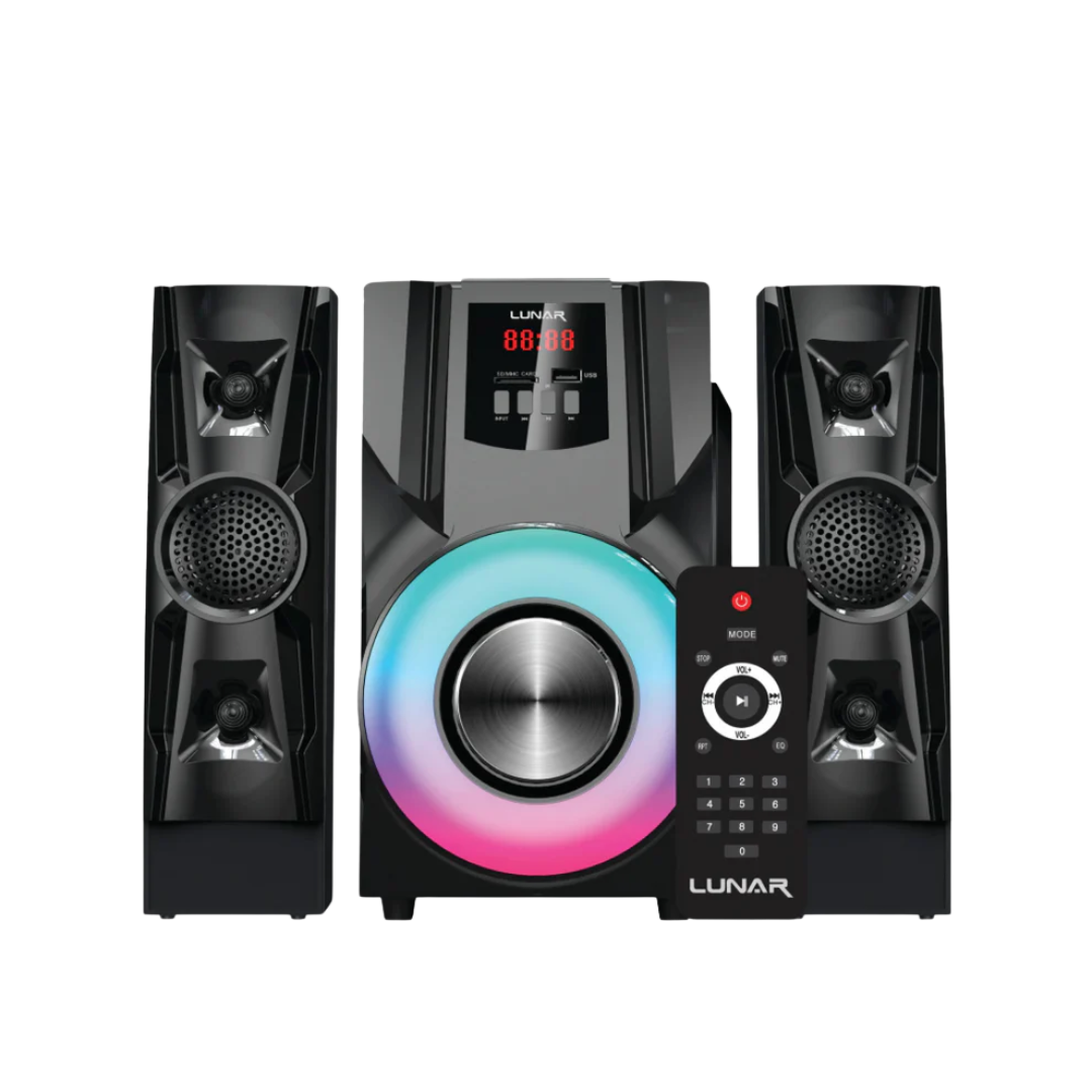 LUNAR - FUSION - 2.1 Speaker System With Bluetooth, USB & Remote Contr ...